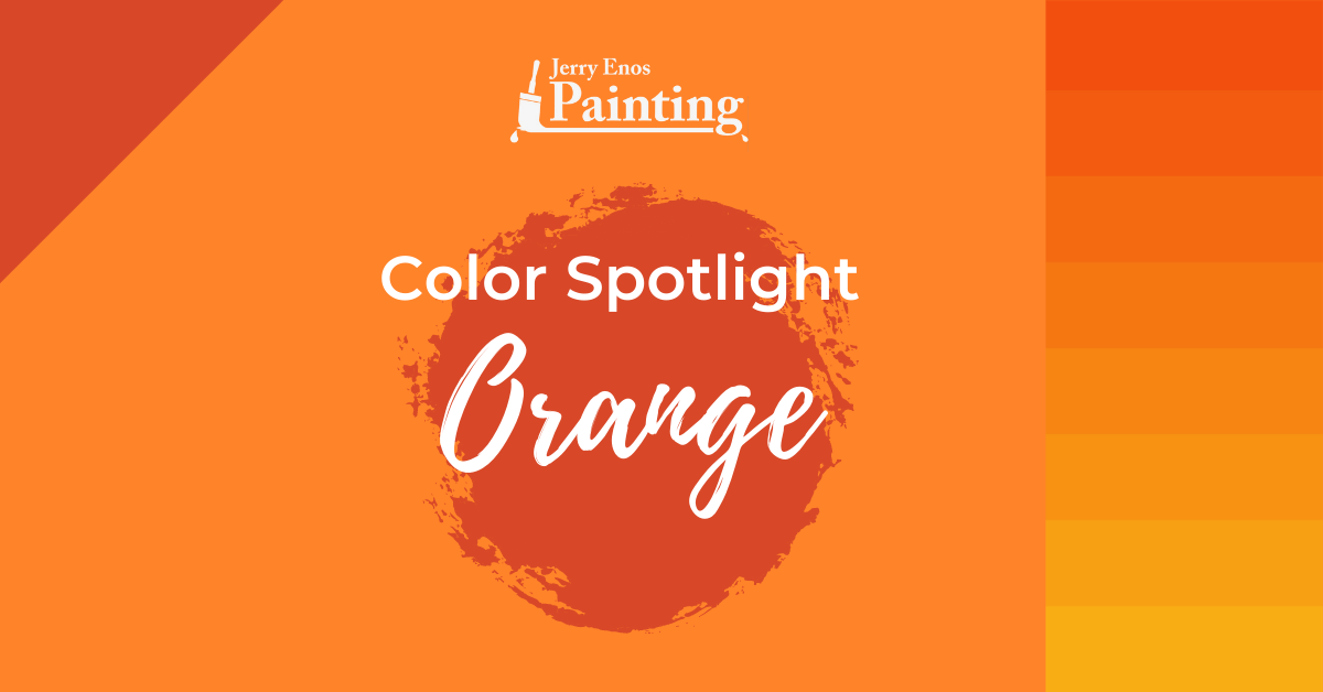 Color Spotlight - Appealing Orange - Jerry Enos Painting